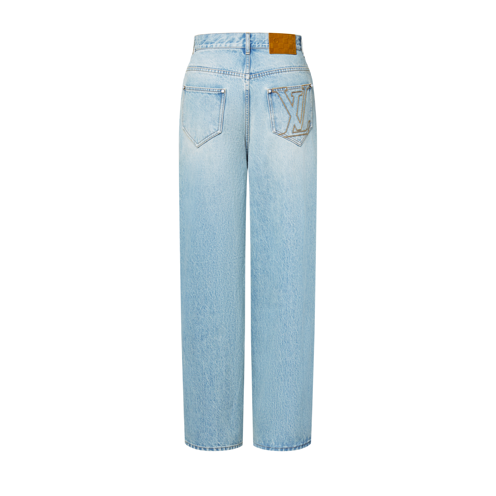 Wide Leg Fit Denim Trousers - Luxury Blue | LOUIS VUITTON