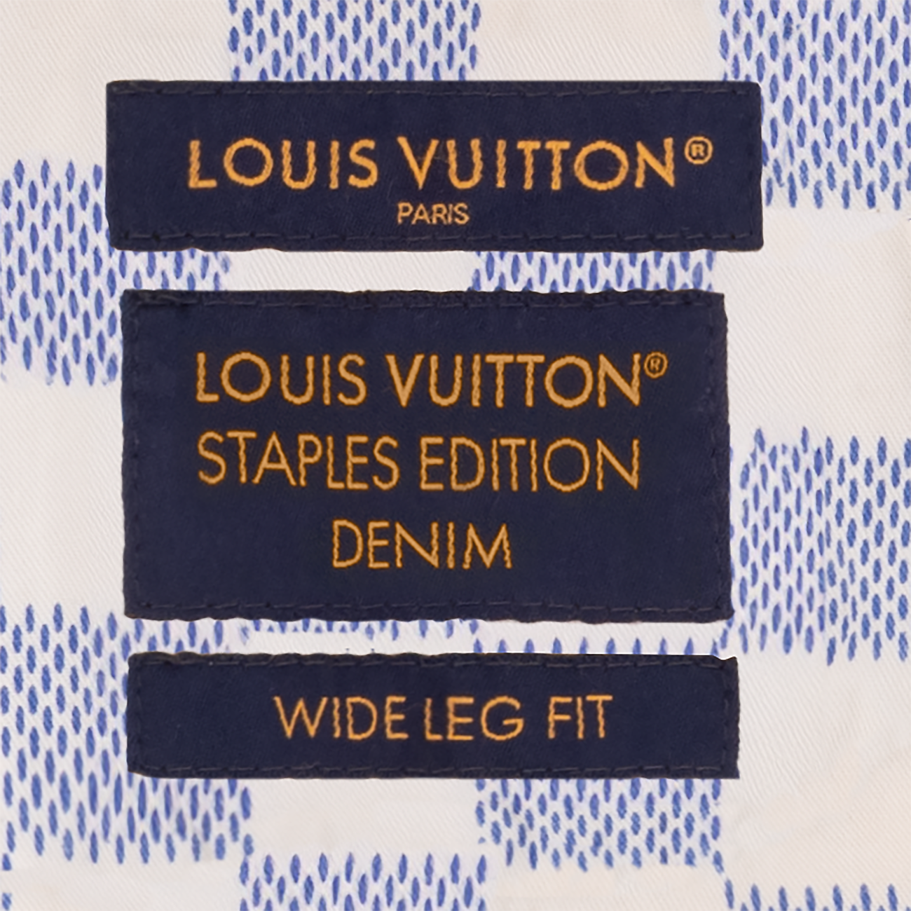 Wide Leg Fit Denim Trousers - Luxury Blue | LOUIS VUITTON