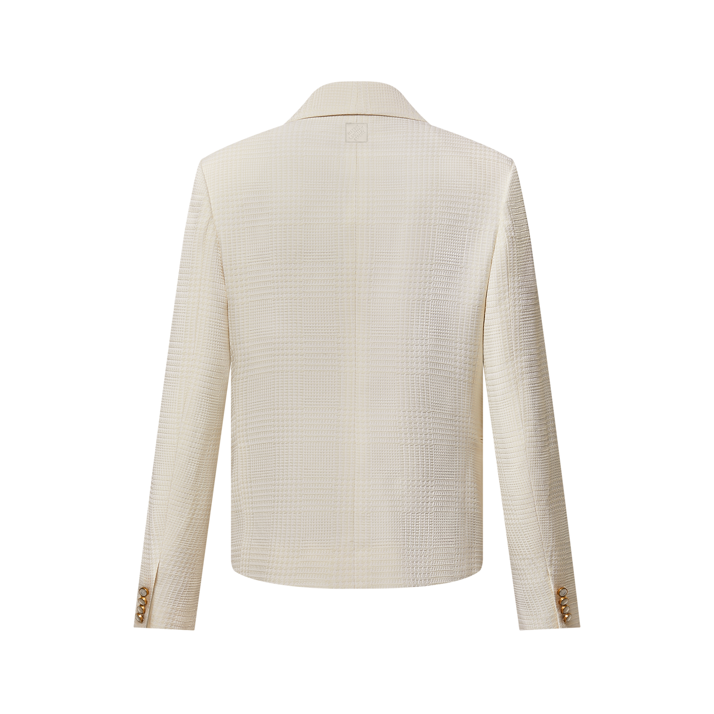 Wool-Silk Blend Single-Breasted Evening Jacket - Luxury White | LOUIS ...