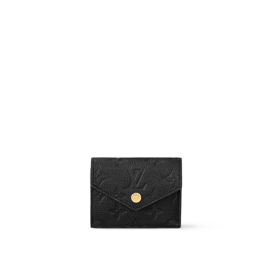 Zoé Wallet - Luxury Monogram Empreinte Leather Grey | LOUIS VUITTON