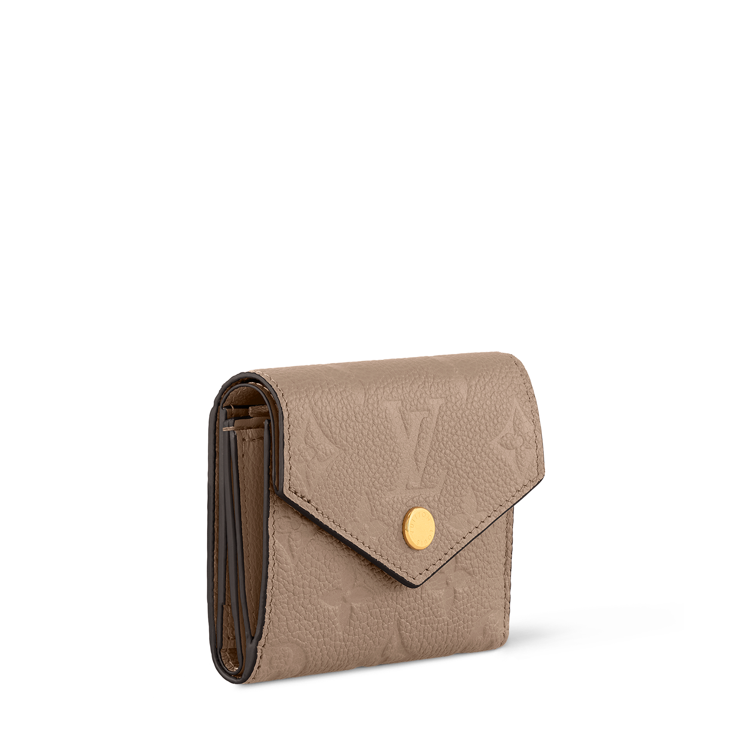 Zoé Wallet - Luxury Monogram Empreinte Leather Grey | LOUIS VUITTON